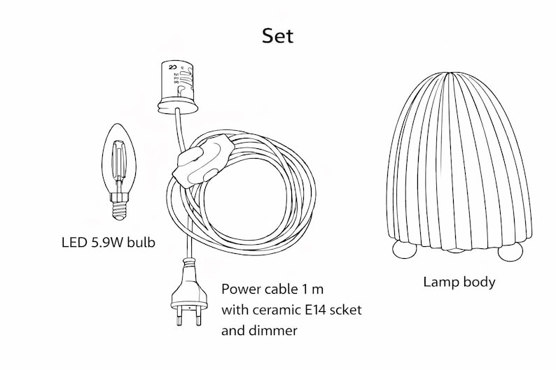Sculptural Table Lamp With Dimmer – Aurelia Bloom Designer LED Light ...