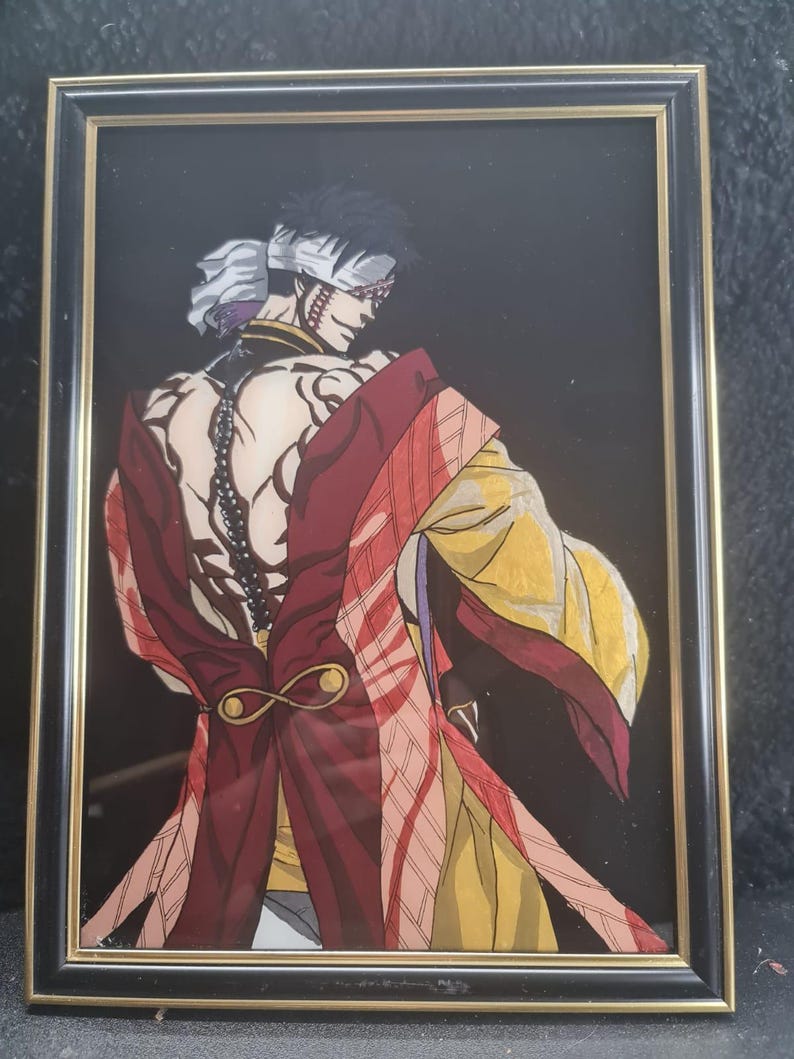 Tableau A4 – Qin Shi Huang (valkyrie Apocalypse) – Peinture Sur Verre Métallique - Etsy