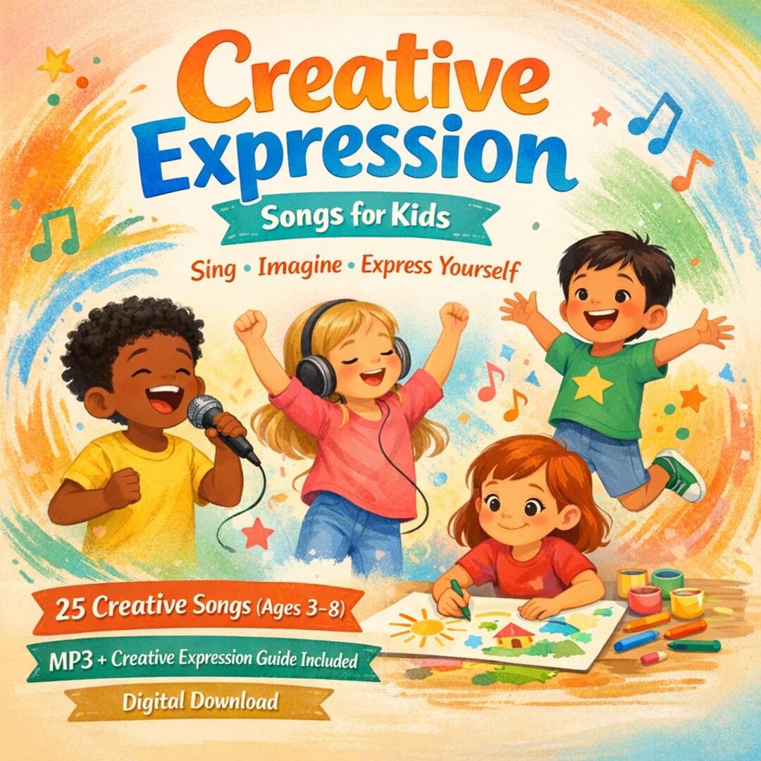 Creative Expression Songs for Kids | Music for Art, Dance & Play (MP3 ...