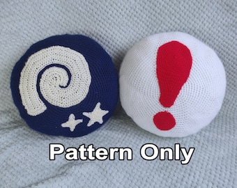 Fossil Cushion Crochet Pattern Animal Crossing Amigrumi Pillow PDF ...