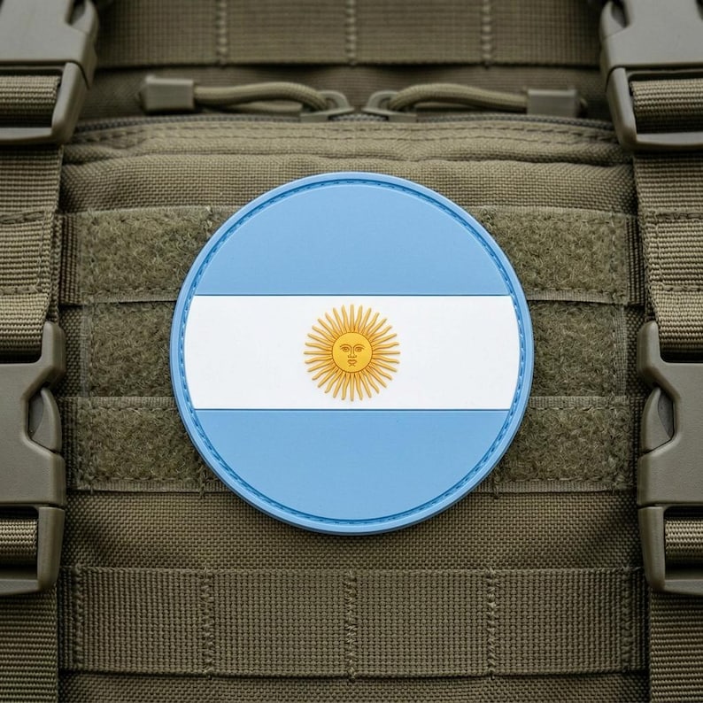 Argentina Flag PVC Patch – Tactical Velcro Morale Soccer Fan Gear - Etsy