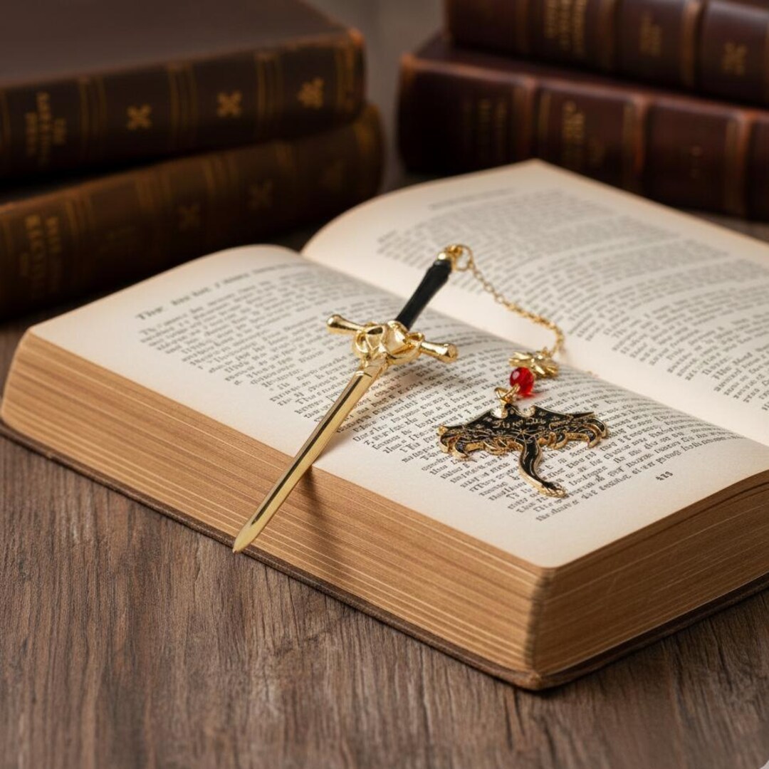 Fourth Wing Inspired Sword Bookmark | Dragon Book Accessory - Etsy