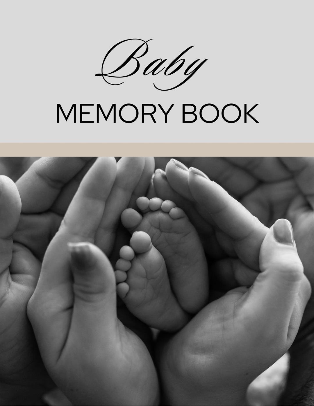 Digital Baby Memory Book Printable Journal Baby Gift for New Born ...