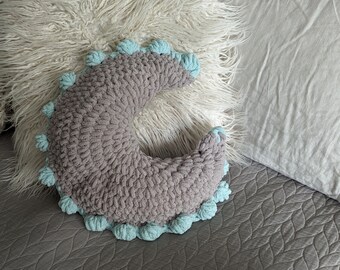 Moon Pillow Crochet Pattern / Nursery Pillow / Galaxy Pillow / Crescent ...