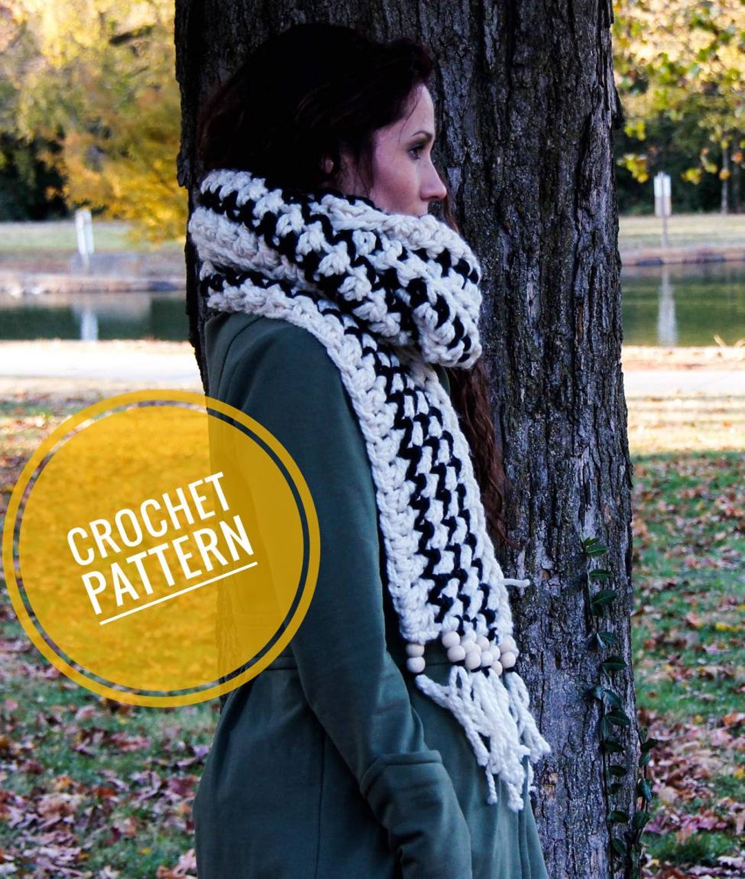 Mischief Scarf| CROCHET PATTERN| Instant Download| Boho Style| Fringe ...