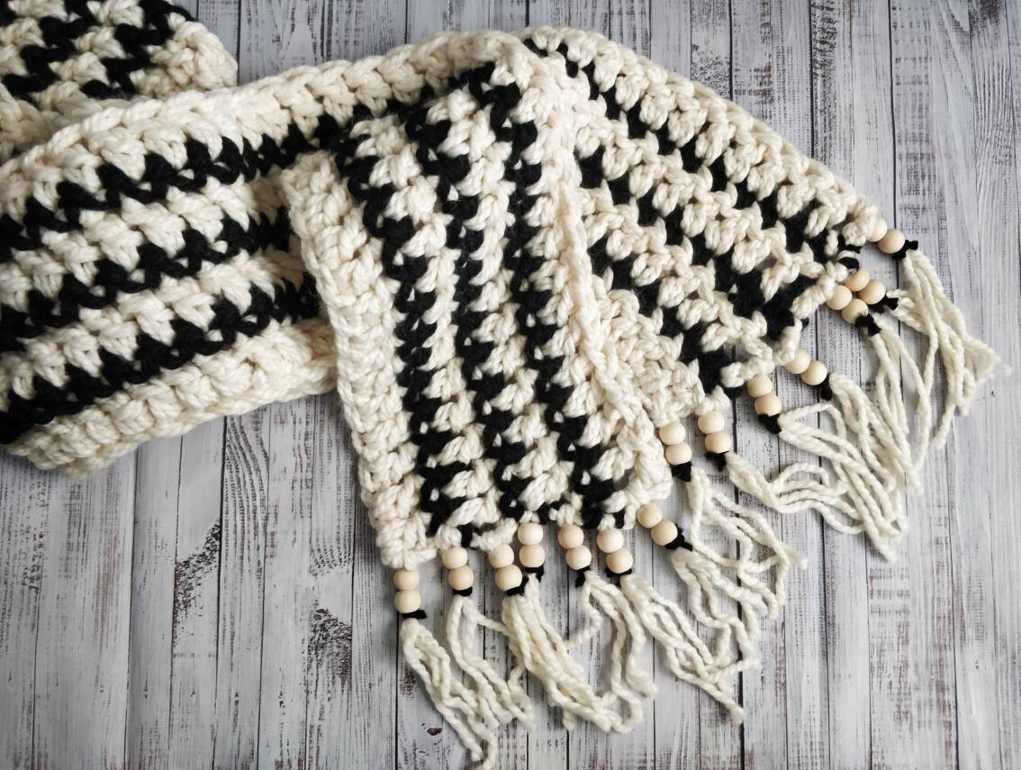 Mischief Scarf CROCHET PATTERN Instant Download Boho Style - Etsy
