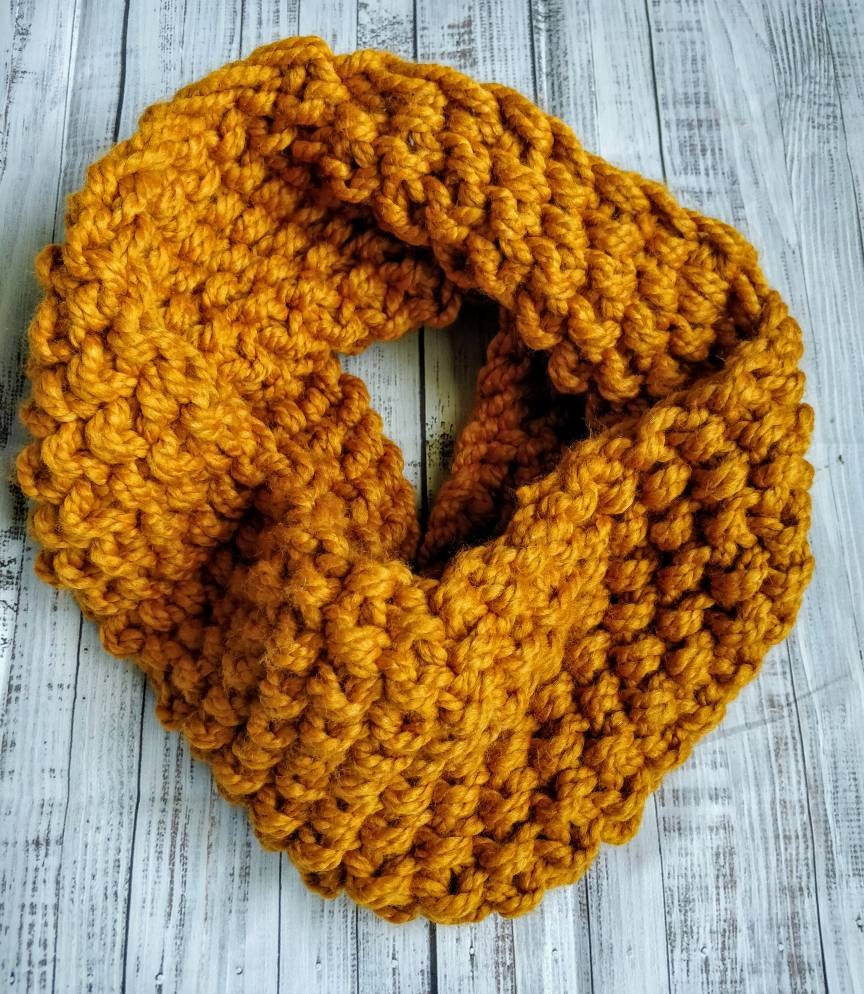 Textured Cowl |KNITTING PATTERN| Instant Download| Adult Cowl Scarf ...