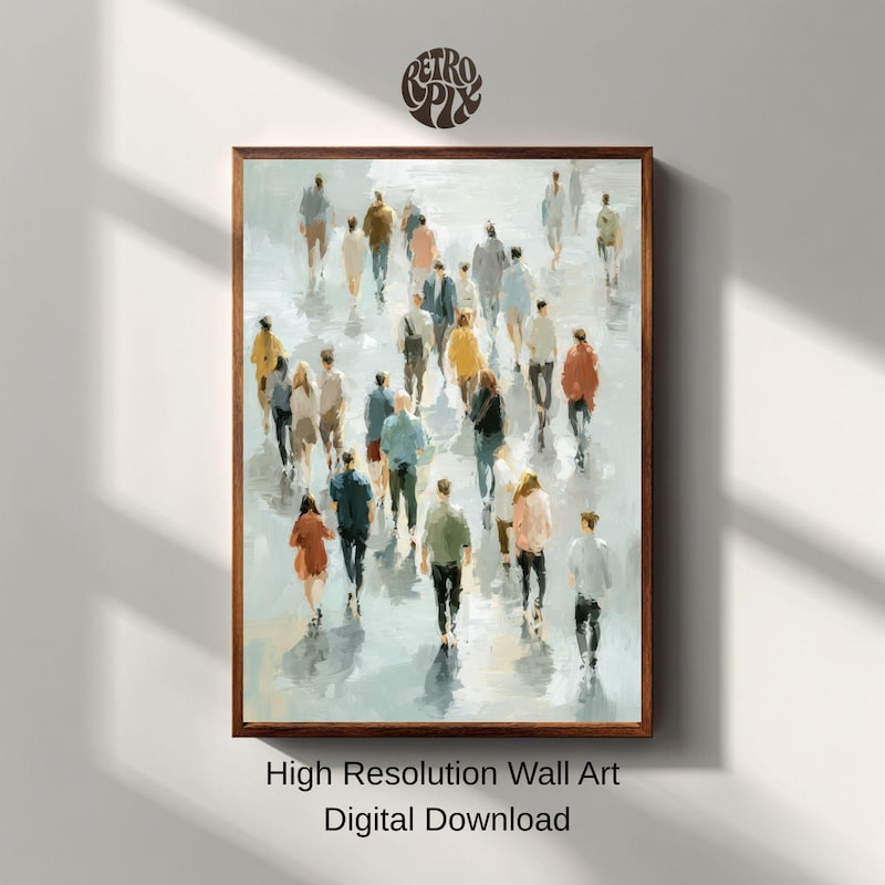 Abstract Art Human Figures - Etsy