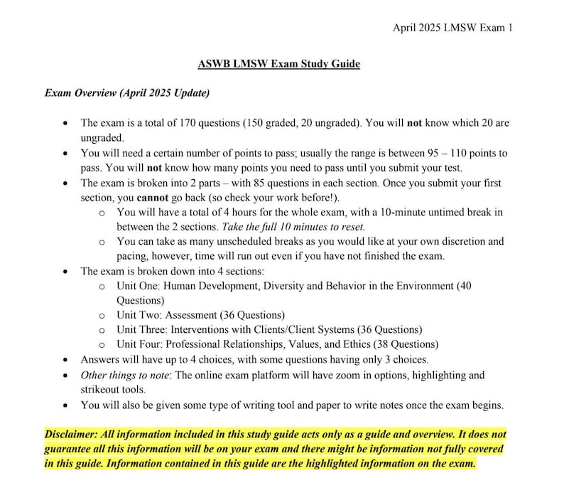Lmsw/social Work Study Guide (instant Download!) 300+ Tutor Hours for ...
