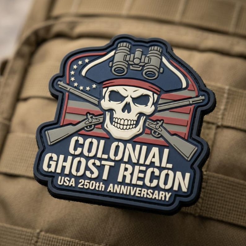 PATCH PVC Colonial Ghost Recon Tactical Skull Morale Patch for ...
