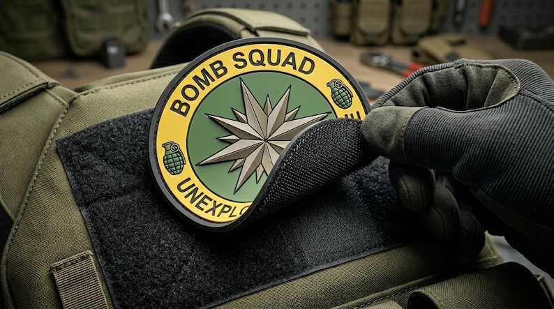 PATCH PVC Tatical USA State Morale Patch Retro 3D Layered Text Travel ...