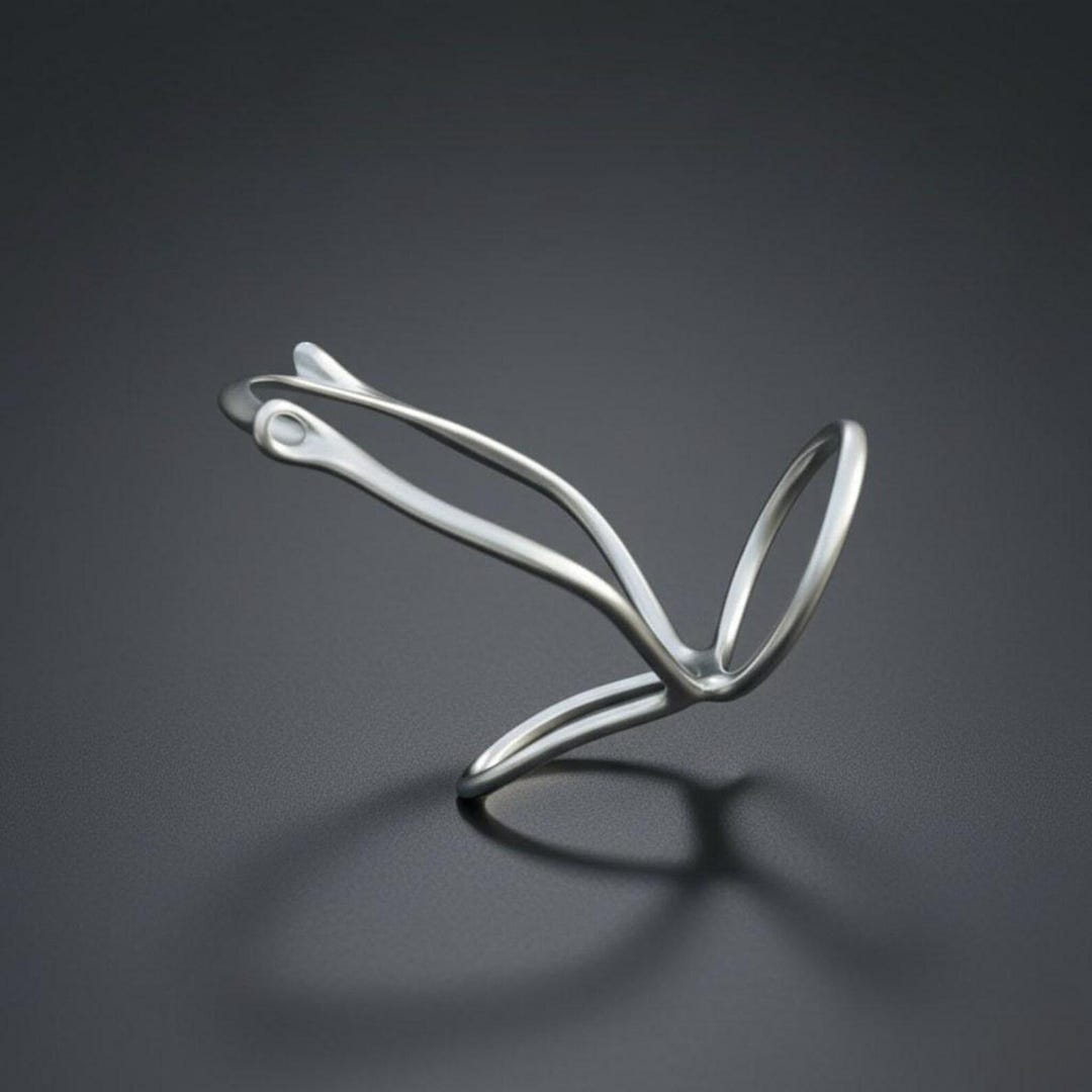 Sterling Silver Thumb Splint Ring: MCP Joint Support, Morden Jewelry ...