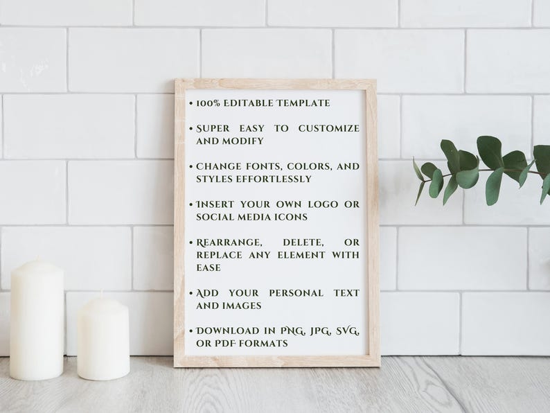 Blue Minimalist QR Code Business Card Template (PDF) - Etsy