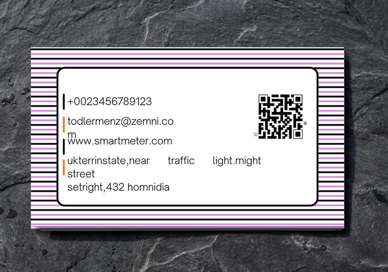 Canva Editable Visiting Card Template | Minimalist Visiting Cards ...