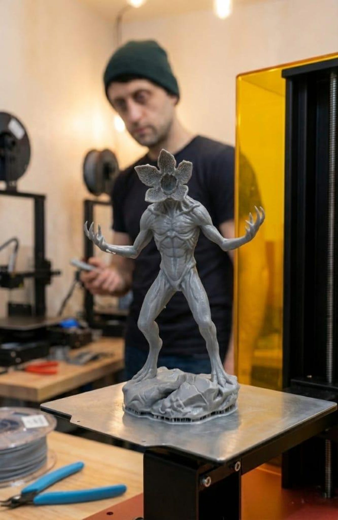 4 Pcs Chibi Demogorgon STL File for 3D Printing | Stranger Things ...