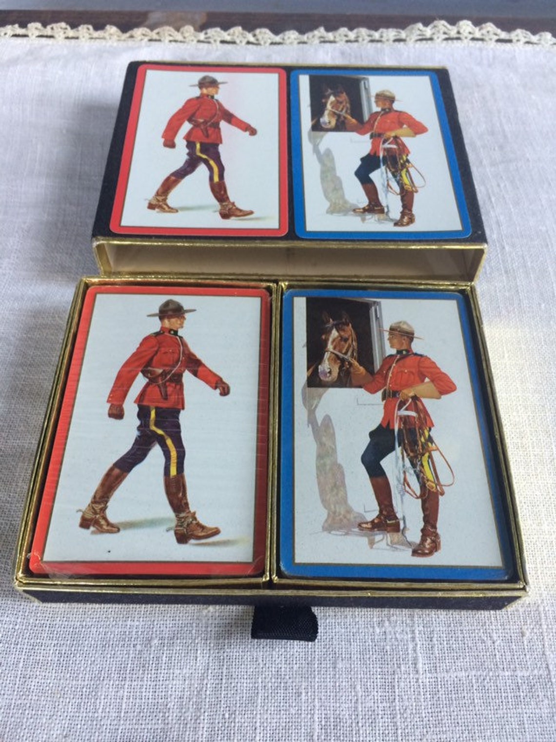 Vintage Congress Playing Cards Canadian Mountie NOS - Etsy