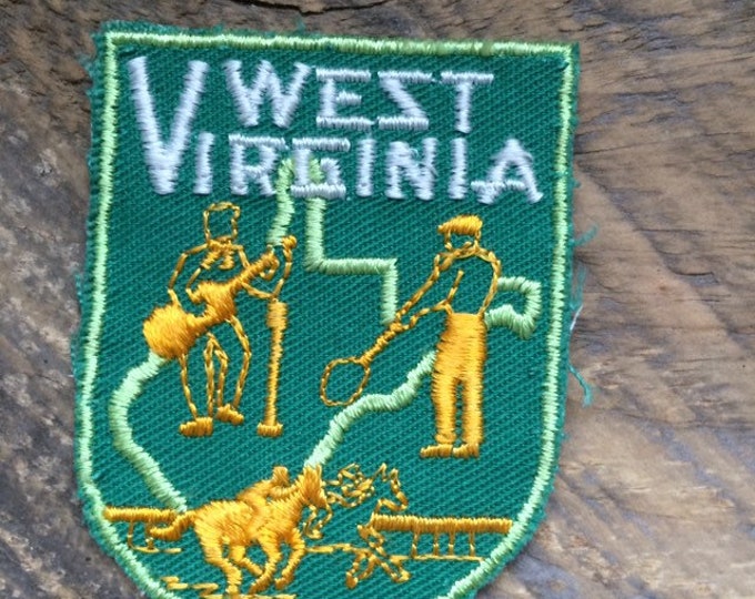 Tiny, West Virginia State Patch Any Color Custom Made - Etsy