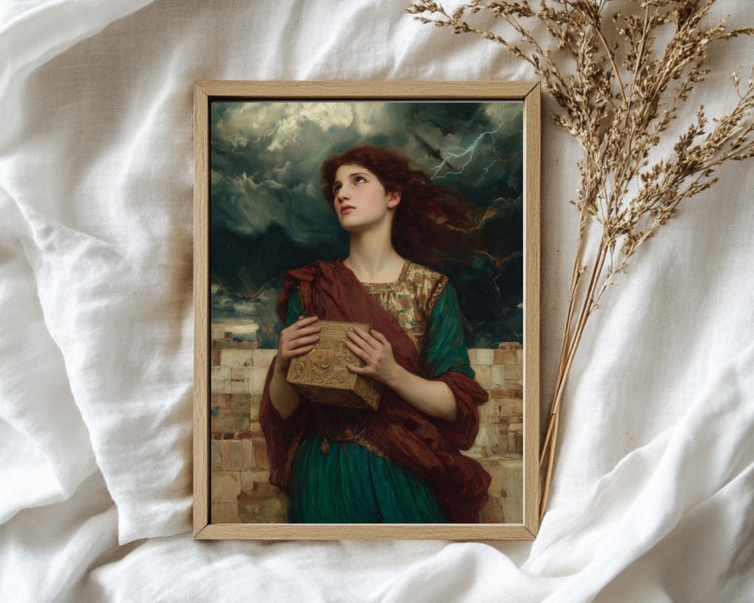 Pandora Keeper of the Forbidden Vessel | Mythic Feminine Gothic Art ...