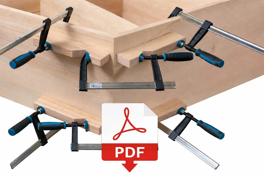 Instructions for Building a Wooden Angle Clamp – Precisely Gluing ...