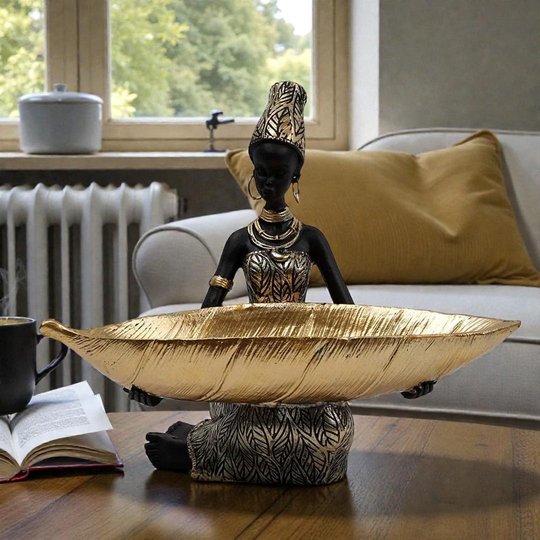 Religious Trinket Bowl Sculpture | Decorative Key Holder Statue ...