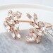 Bridal Bracelet,open Cuff Bracelet,statement Cuff Bracelet,rose Gold ...