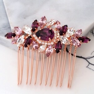 Purple Climbing Earrings,bridal Climbing Earrings,ear Crawlers,earcuff ...