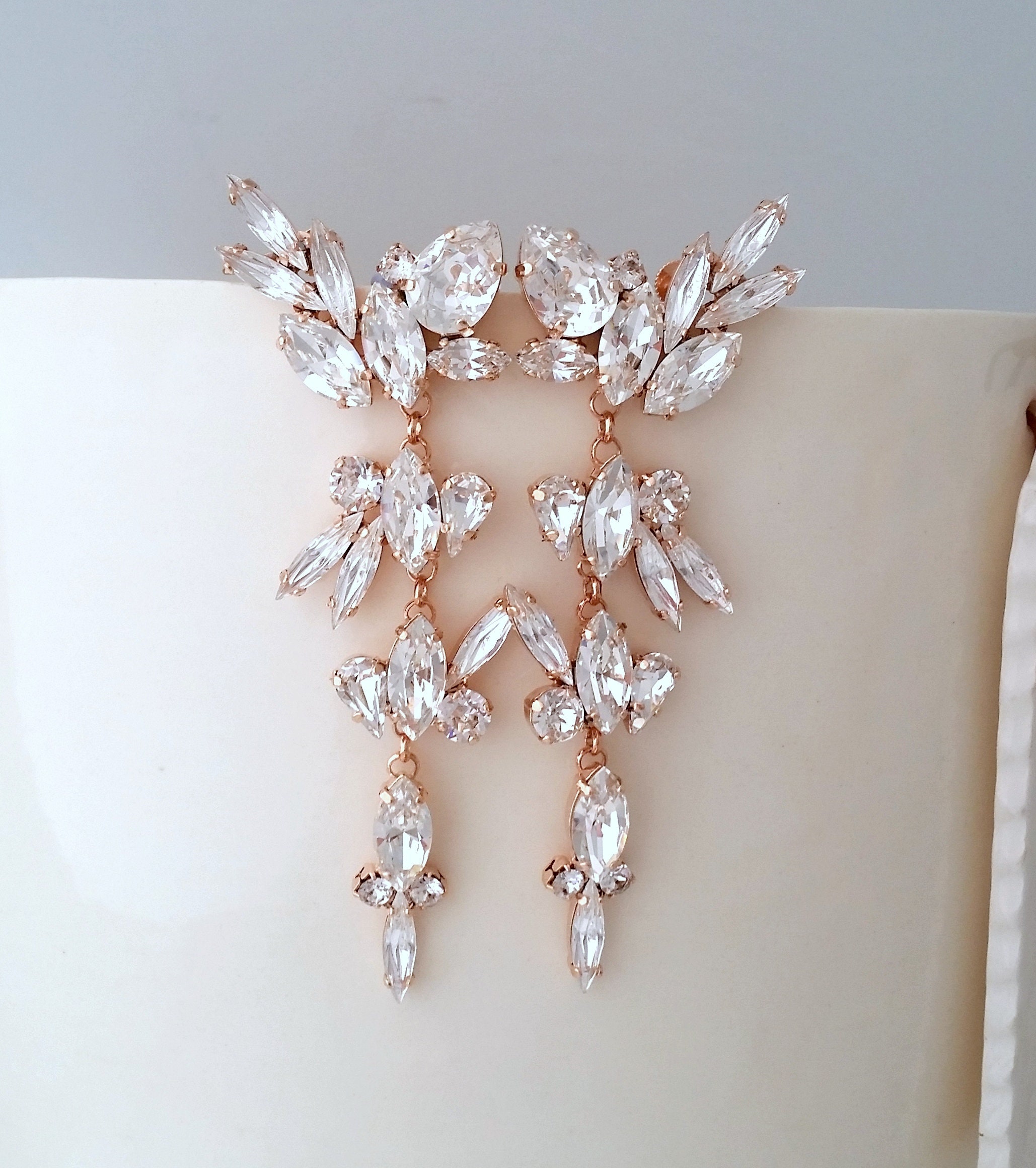 Bridal Bracelet,open Cuff Bracelet,statement Cuff Bracelet,rose Gold ...
