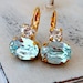 Light Blue Earrings,aquamarine Earrings,ice Blue Earrings,blue ...