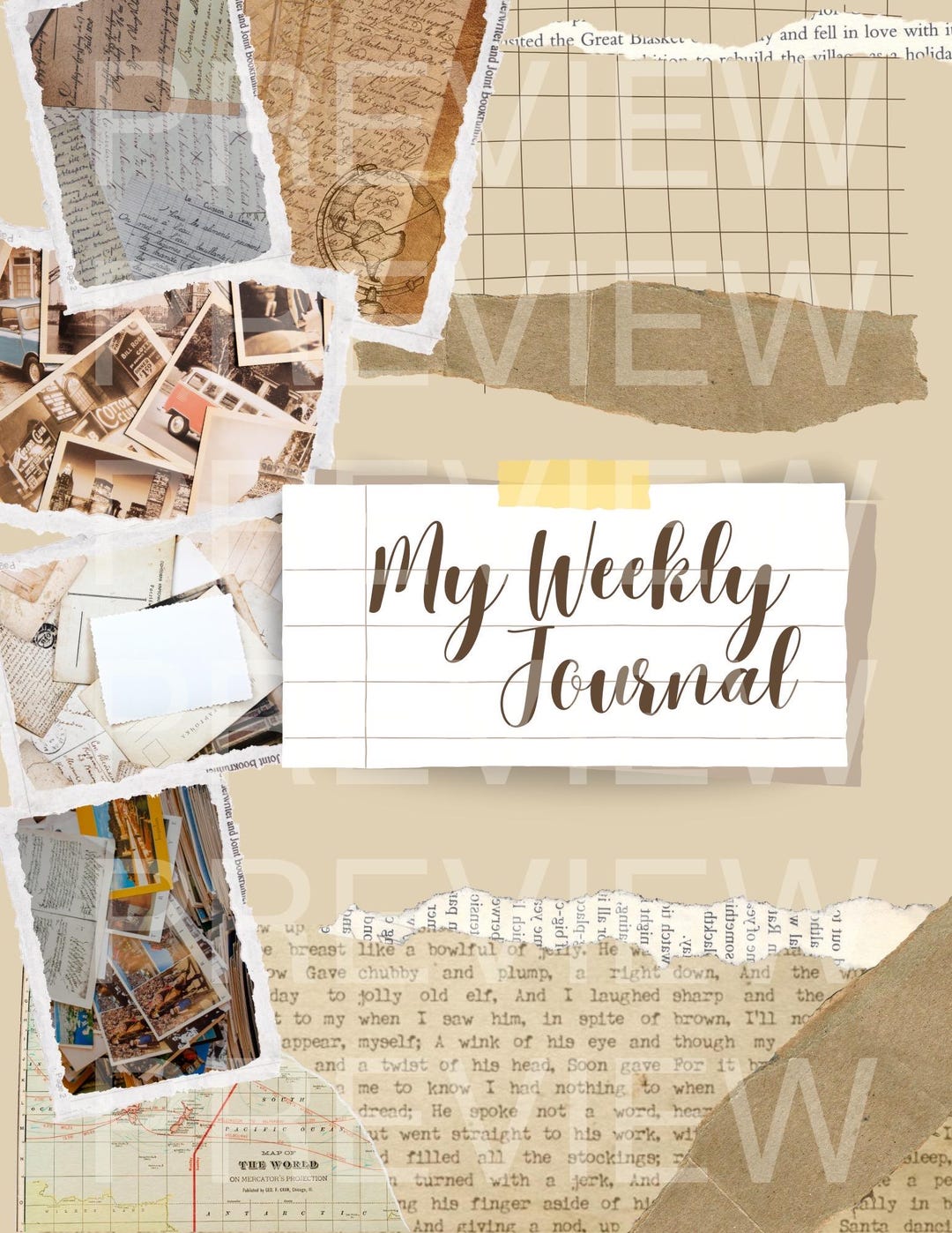 Reading Jounral Pages - DIGITAL DOWNLOAD - Etsy