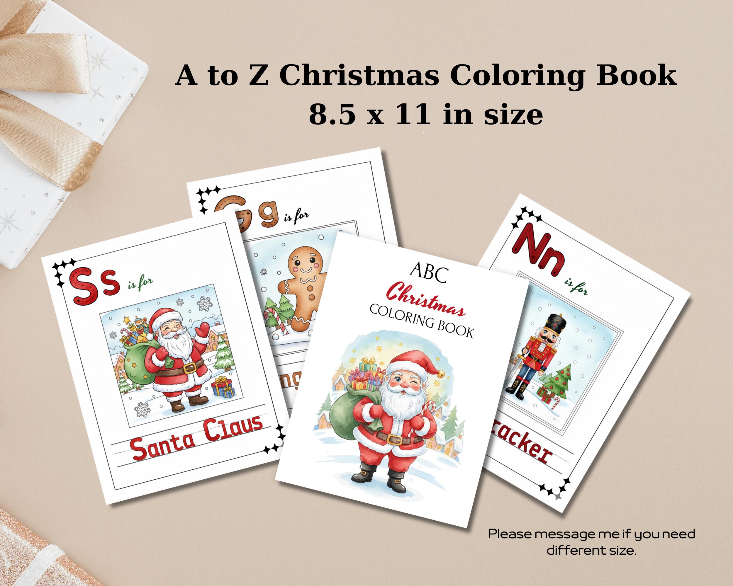 Christmas ABC Book for Kids | Alphabet Learning Activity | Printable ...