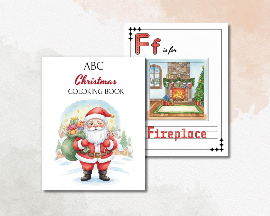 Christmas ABC Book for Kids | Alphabet Learning Activity | Printable ...