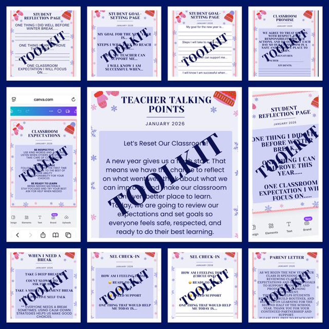 January Classroom Reset Toolkit - Etsy