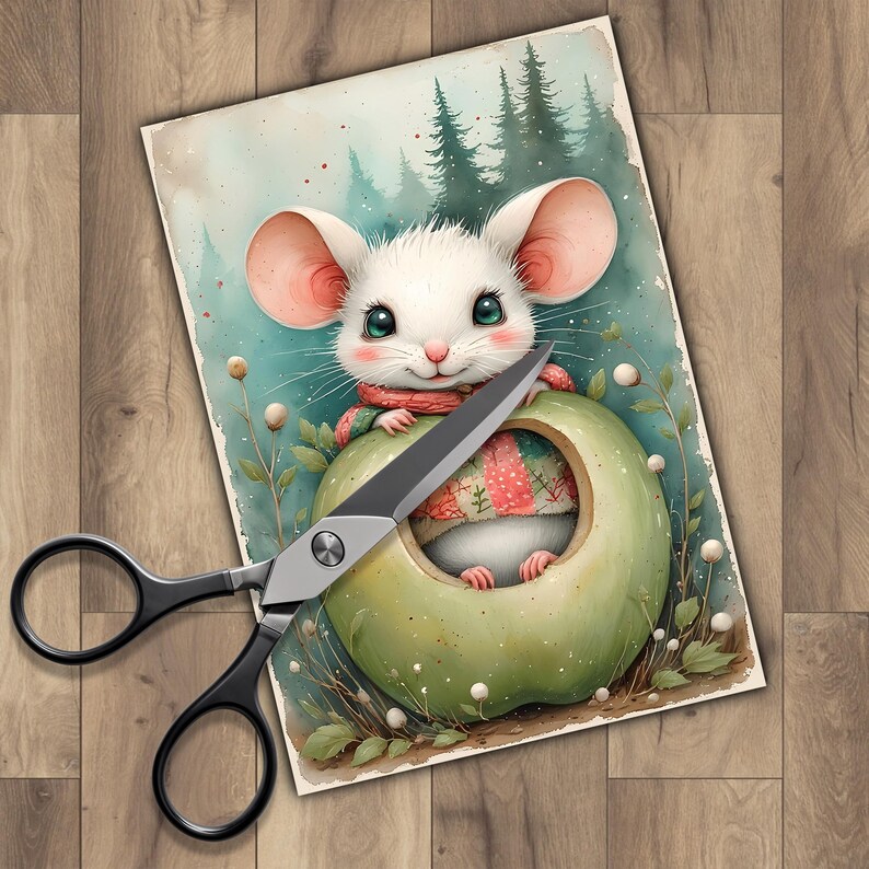 Patchwork Mice Scrapbook Pages, Junk Journal Ephemera (printable) - Etsy UK