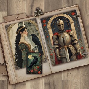 Medieval Kings and Queens Printable, Junk Journal Ephemera - Etsy UK