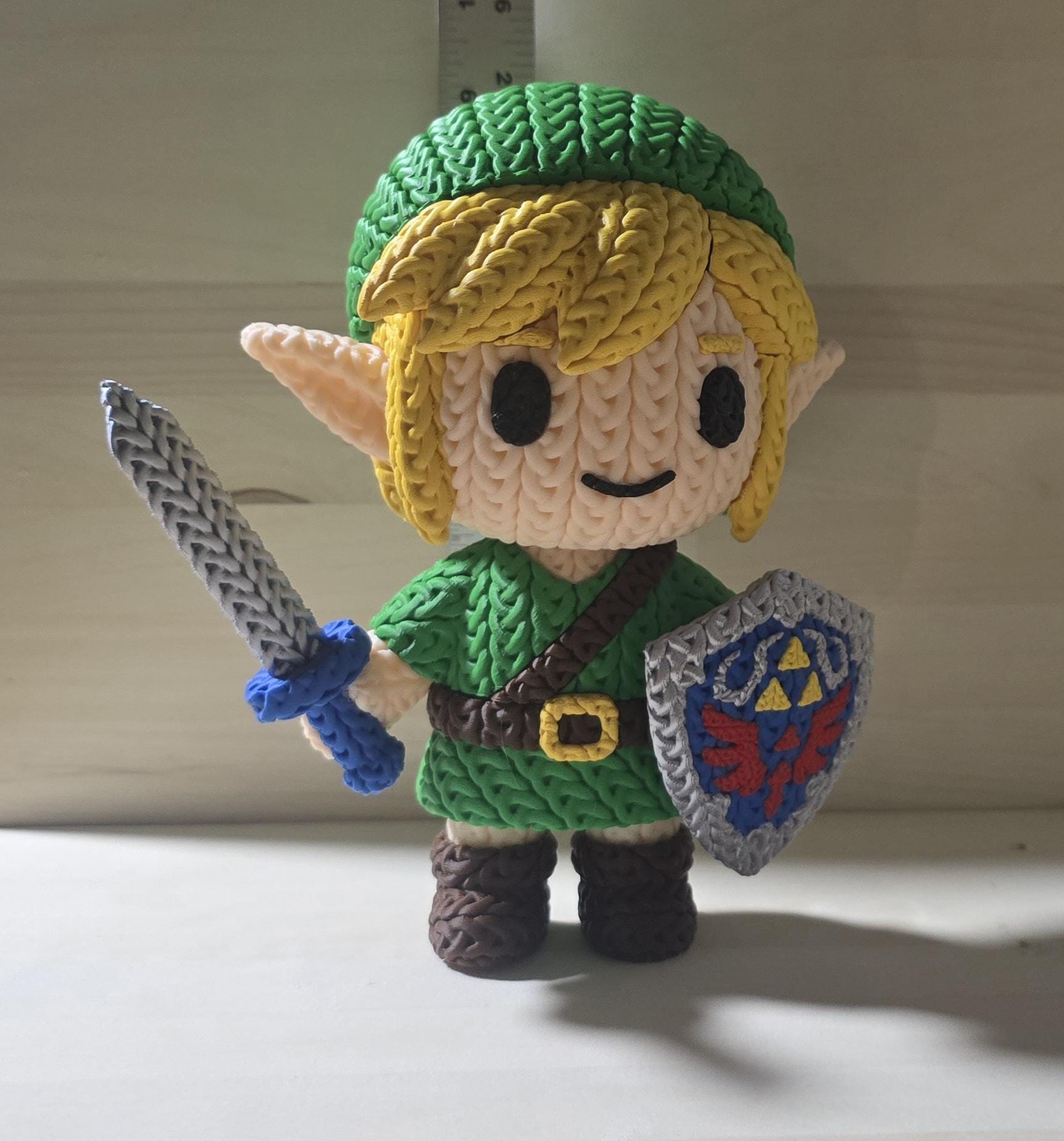 Knitted-style Link Figure – 3D Printed Mini (4") or Collector (8 ...