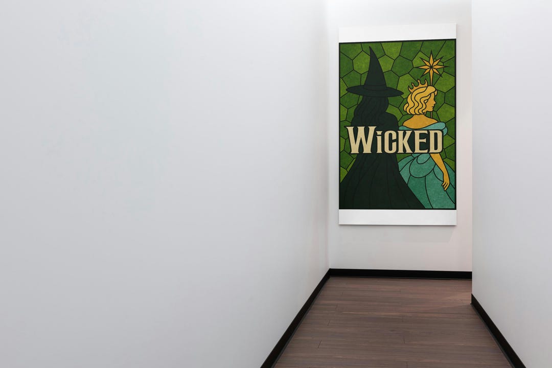 Wicked Stain Glass Image - Etsy