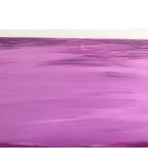 Original Acrylic Abstract Painting - PURPLE Landscape - 20 X 24 - Etsy