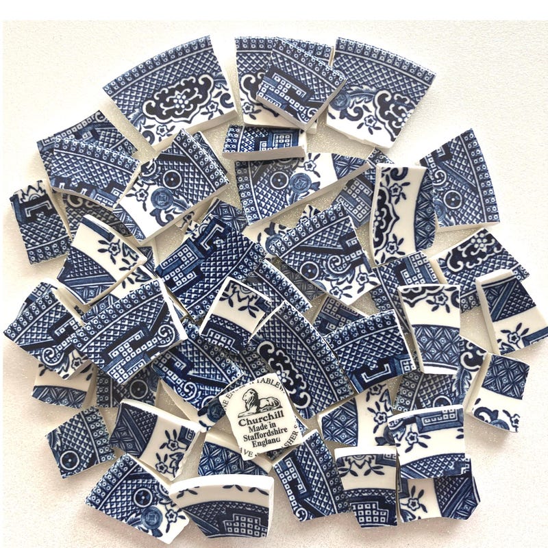 Blue Willow Tiles - Etsy