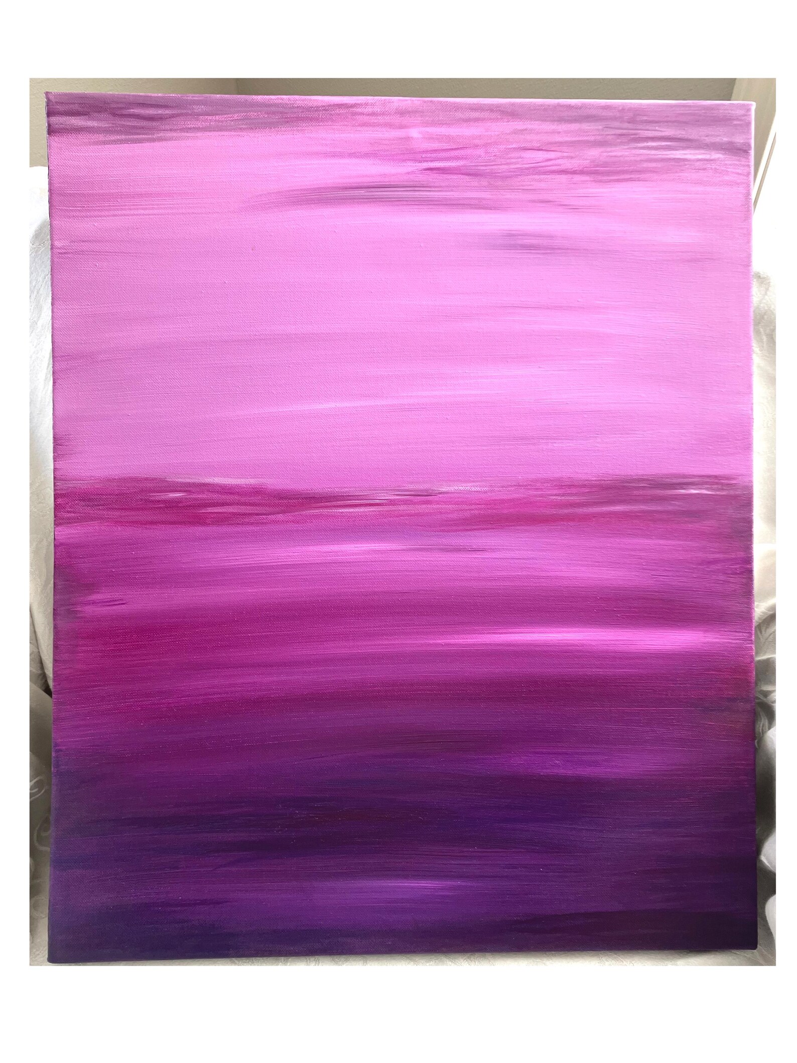 Original Acrylic Abstract Painting - PURPLE Landscape - 20 X 24 - Etsy