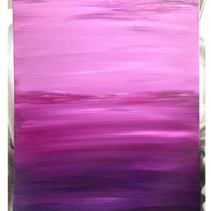Original Acrylic Abstract Painting - PURPLE Landscape - 20 X 24 - Etsy