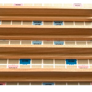 4 Newer SCRABBLE Tile Letter Holders Racks - Etsy