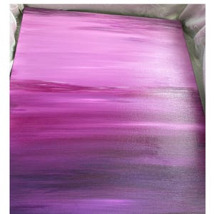 Original Acrylic Abstract Painting - PURPLE Landscape - 20 X 24 - Etsy