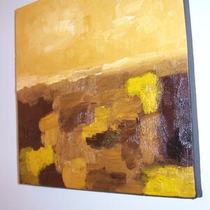 Original OIL Abstract Painting HARVEST 10 X 10 - Etsy