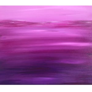 Original Acrylic Abstract Painting - PURPLE Landscape - 20 X 24 - Etsy