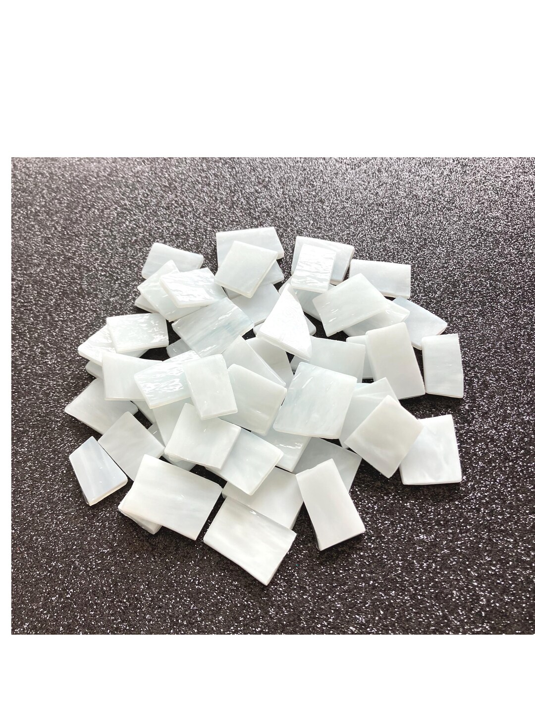 WHITE Bumpy Semi-transparent Stained Glass - 50 Pieces - Etsy