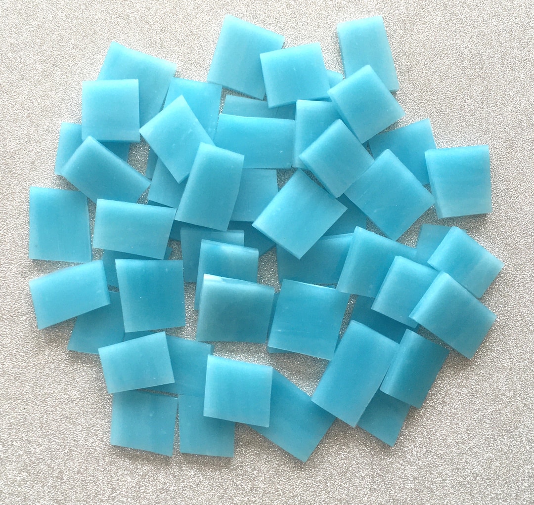 SKY BLUE Wispy Stained Glass - 50 Pieces - Etsy
