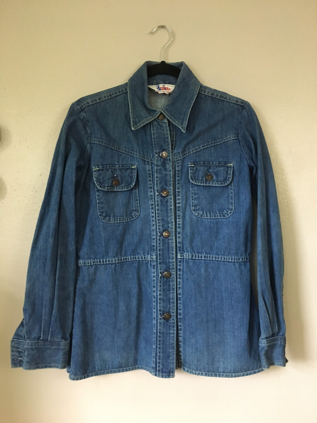 Vintage 70s Jean Jacket Hong Kong RARE Yenims Denims Work Jacket Style ...