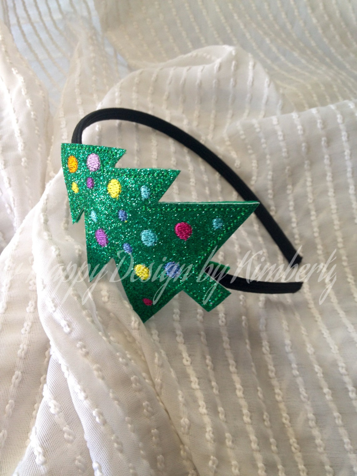 Christmas Tree Headband - Etsy