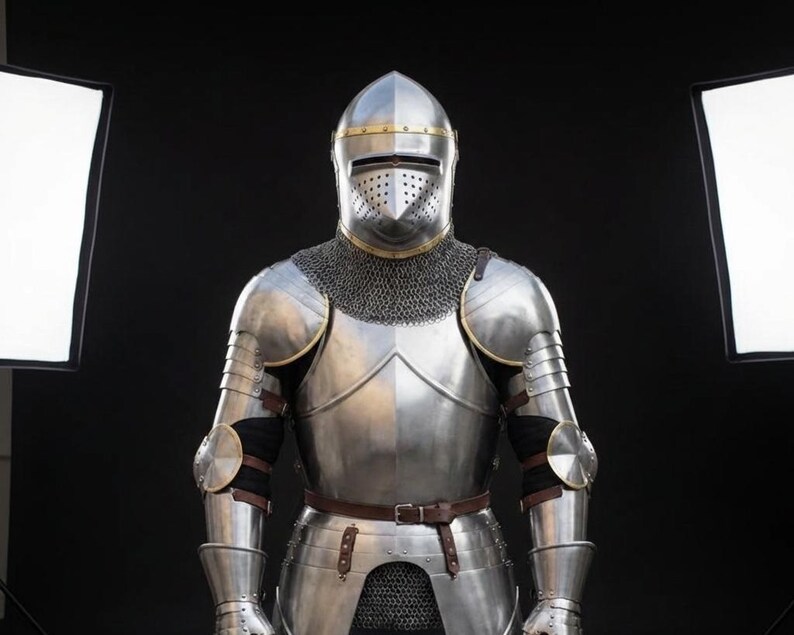 Handmade Pig Face Knight Armor Suit | Wearable Steel, LARP Cosplay ...