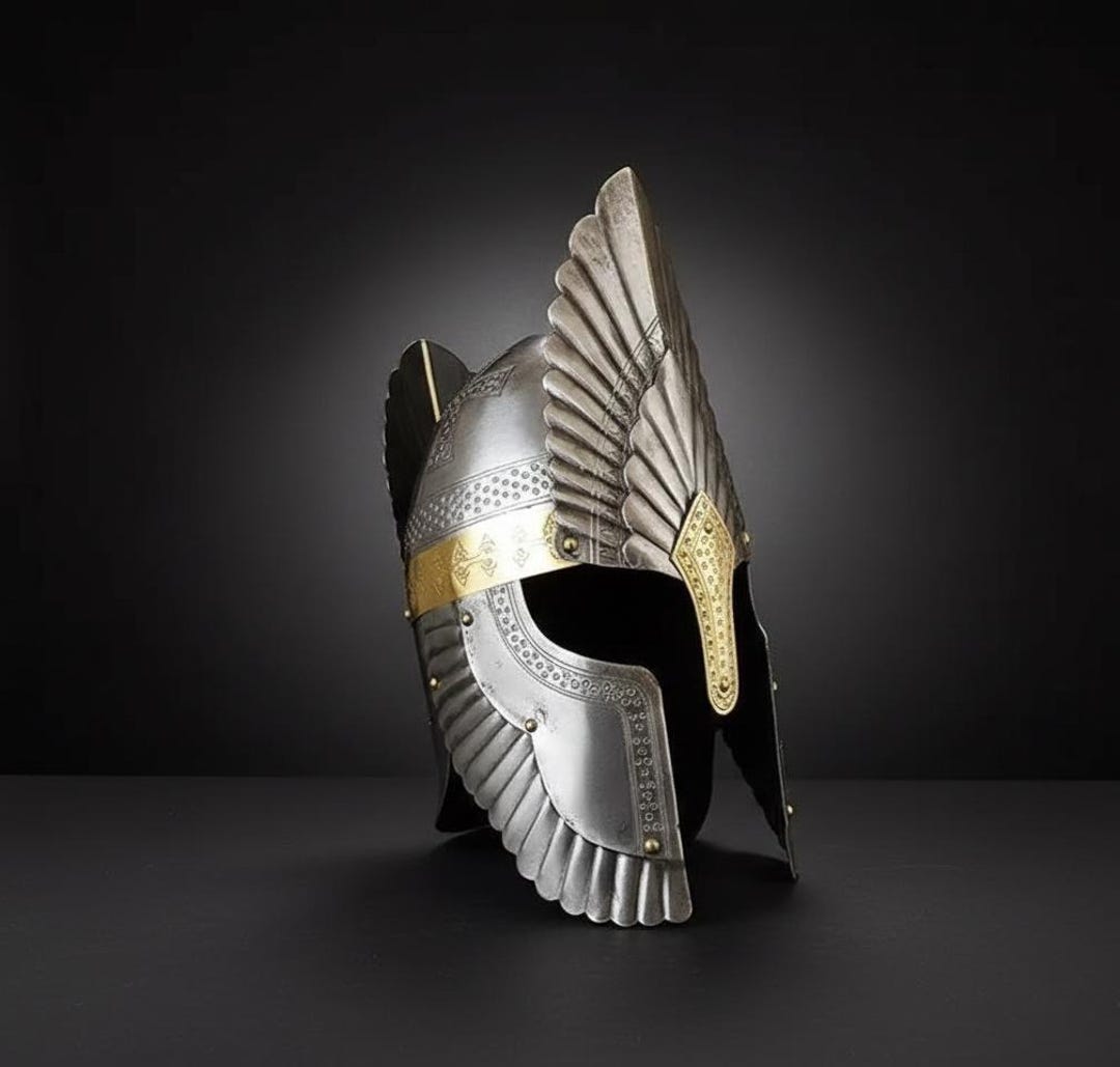 Winged Hussar Helmet Wearable Medieval Knight Armor | Polish Warrior ...